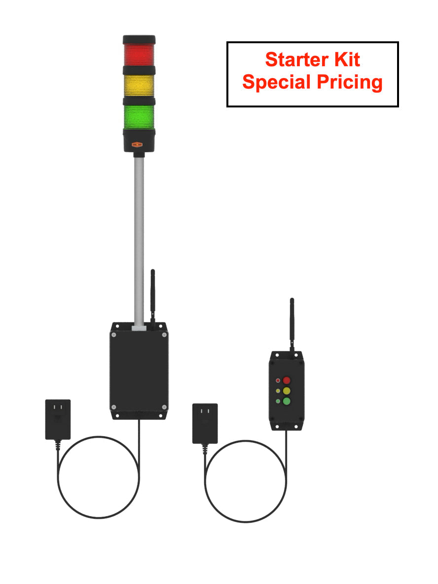 Wireless Andon Light with Remote – Stack-Light.com